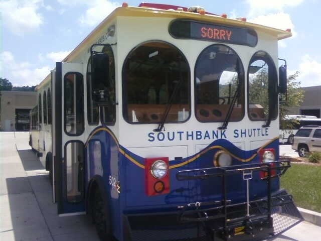 TANK offering free rides on Southbank Shuttle trolley while suspension ...