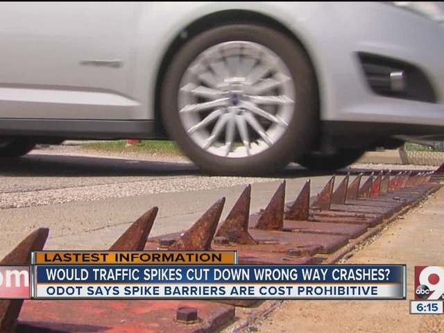 Spike strips not a solution for wrong-way crashes, transportation ...