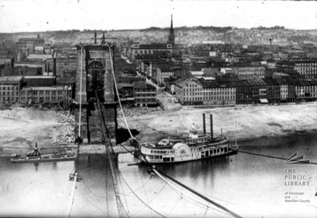 John A. Roebling Suspension Bridge reaches its 150th birthday this year ...