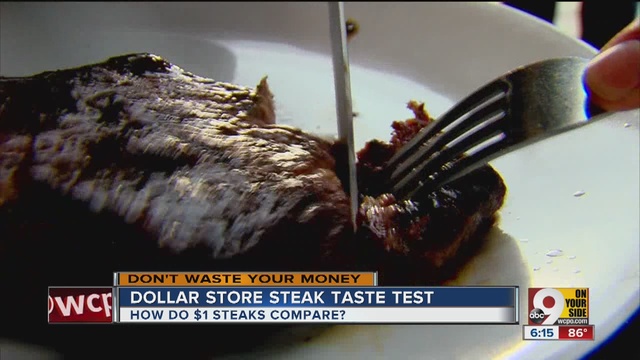 $1 steak at the dollar store? We taste test it - WCPO Cincinnati, OH