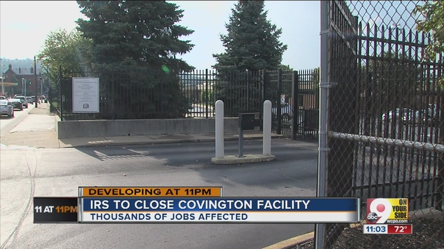 Covington IRS office closing in 2019; 1,800 employees affected - WCPO ...