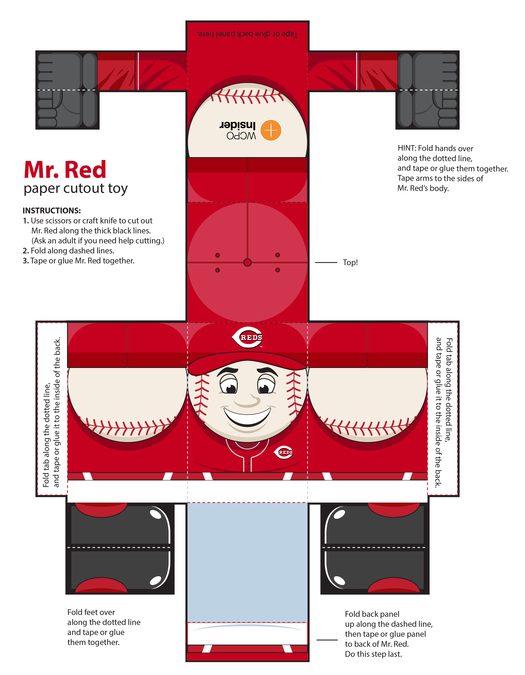 Celebrate Opening Day with Reds mascot toys