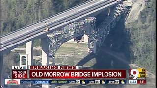 I-71 reopens after implosion of old Jeremiah Morrow Bridge hits a snag ...