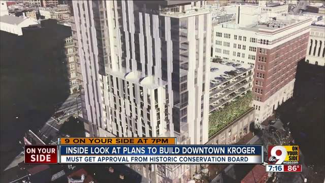 Downtown Cincinnati Kroger project makes good first impression with ...