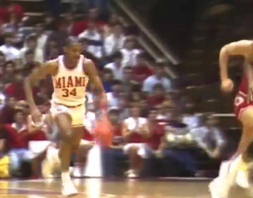 Sports Vault: Ron Harper was so dominant at Miami, his number was ...