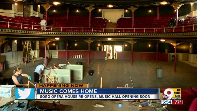 Sorg Opera House reopens, showing 'we are alive' - WCPO Cincinnati, OH