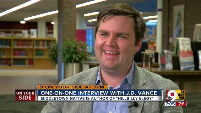 'Hillbilly Elegy' author J.D. Vance discusses his next book, his ...