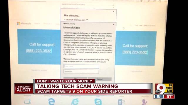 LISTEN: New talking tech scam takes over your PC - WCPO Cincinnati, OH