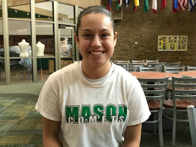 Mason basketball player Megan Wagner has a natural tendency to help ...